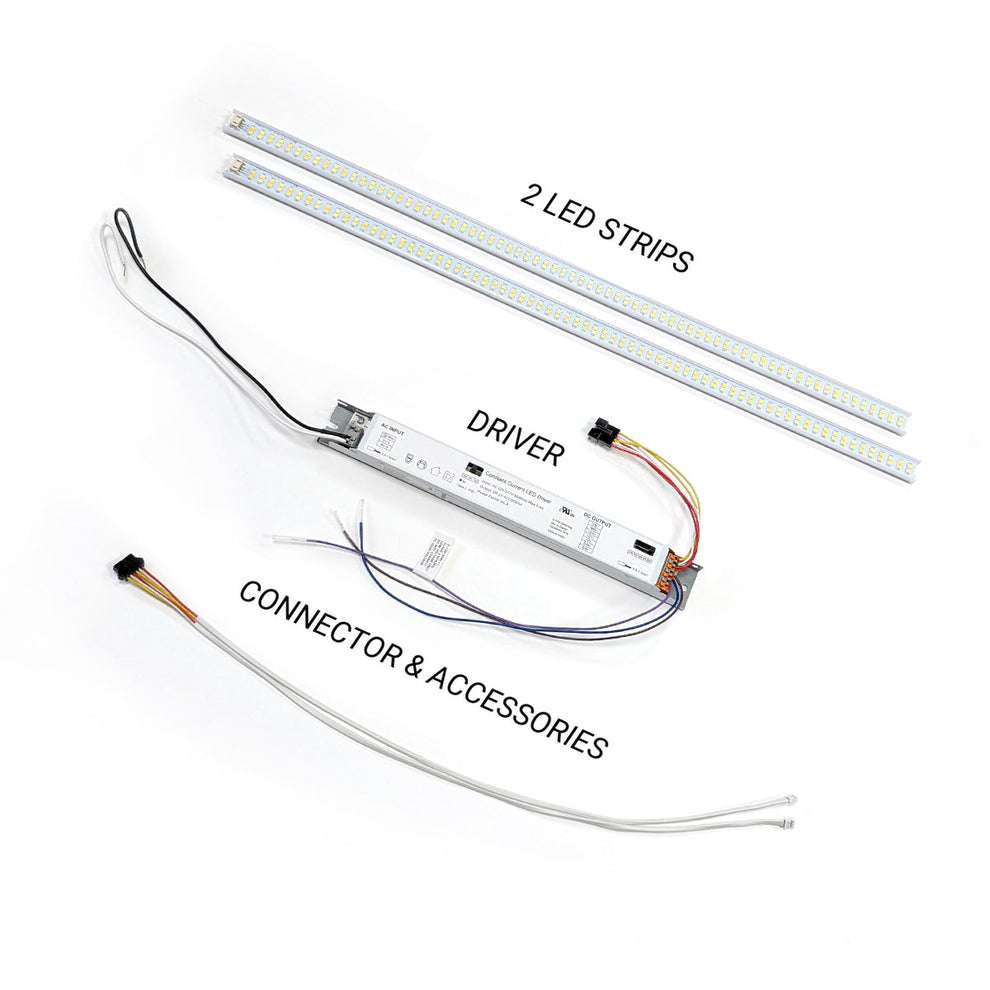 Selectable Claris MSK Linear Retrofit Kit for 2x4 Fixtures – LED Living